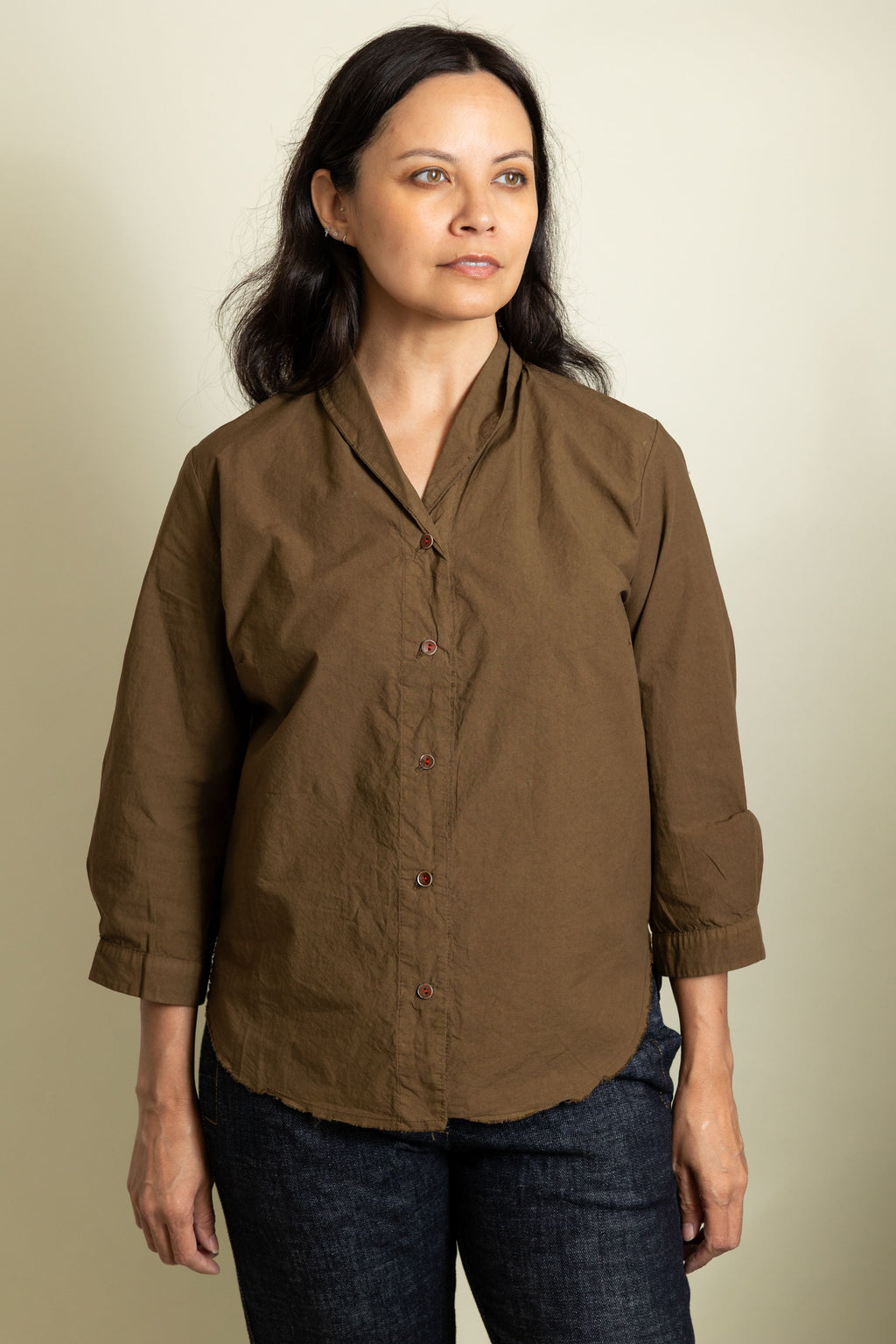 Hannoh Wessel Shirt Charleen | Tobacco Cadeau